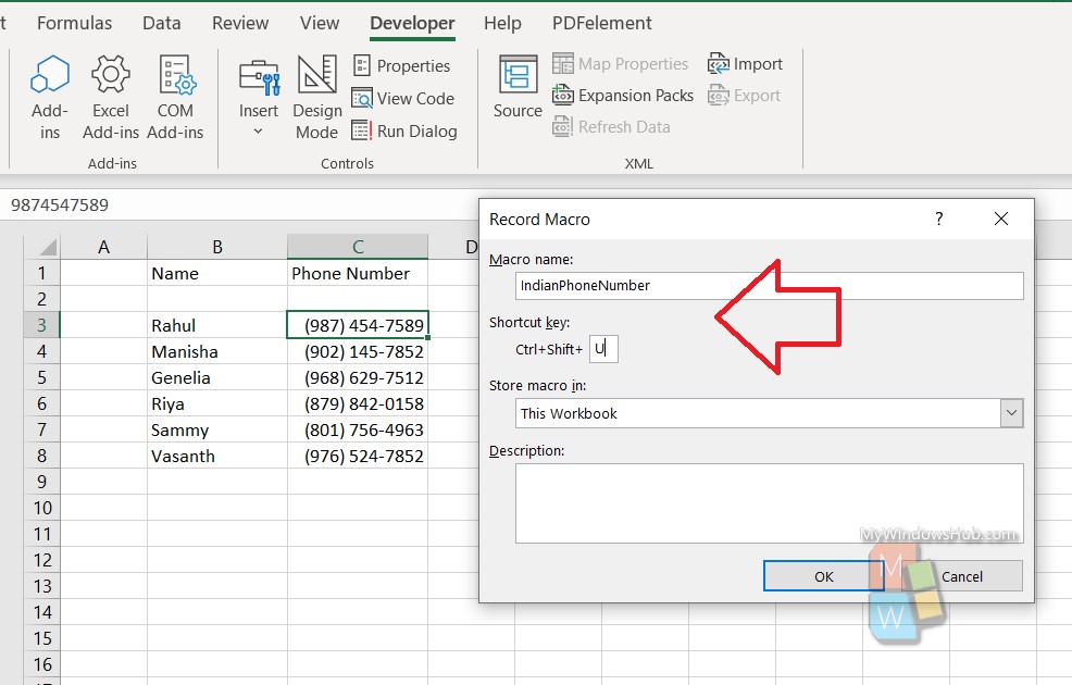 How To Change Phone Number Formatting Of Phone Numbers In An Excel 