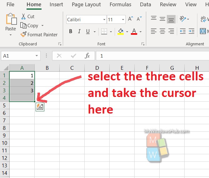 How To Create A Serial Number Column In MS Excel Sheet Without Individually Typing The Numbers 